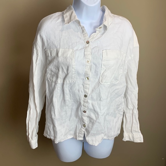 Rachel Zoe | Tops | Rachel Zoe Linen Shirt | Poshmark